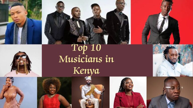 Top 10 Musicians in Kenya 2026 - Celeb Watch