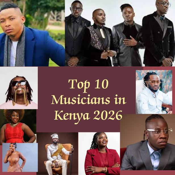 Top 10 Musicians in Kenya 2026 - Celeb Watch